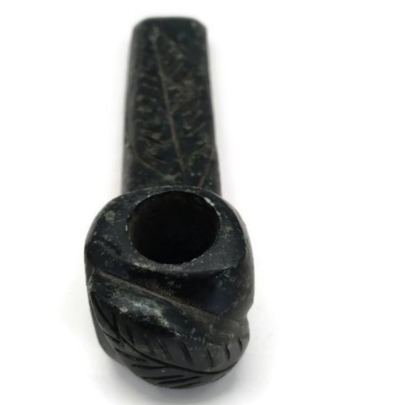 Other | Hand Carved Peruvian Pipe Coca Leaf Design Cusco | Poshmark